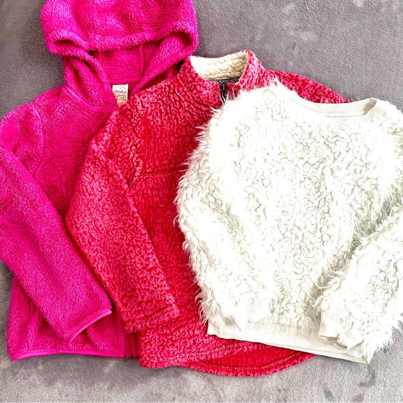 Shirts & Tops | 3pack Fluffy Warm Sweaters 66x Girls | Poshmark